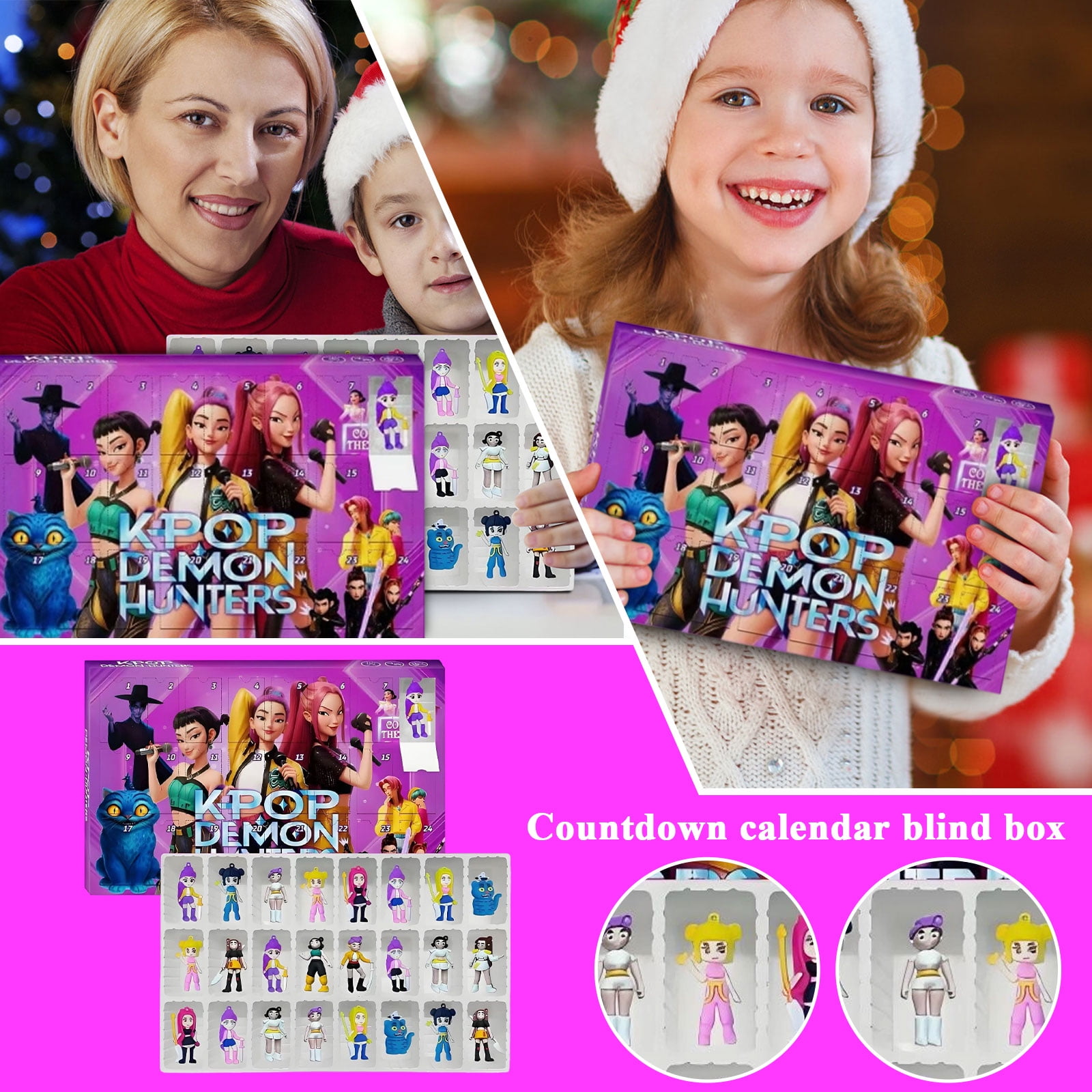 K+POP+Hunter Arrival Calendar Christmas, 3D Arrival Calendar Includes ...