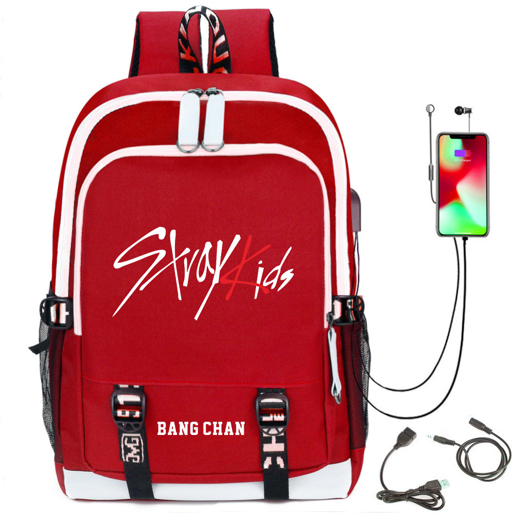 K-POP boy group JYP popular new group stray kids peripheral school bag ...