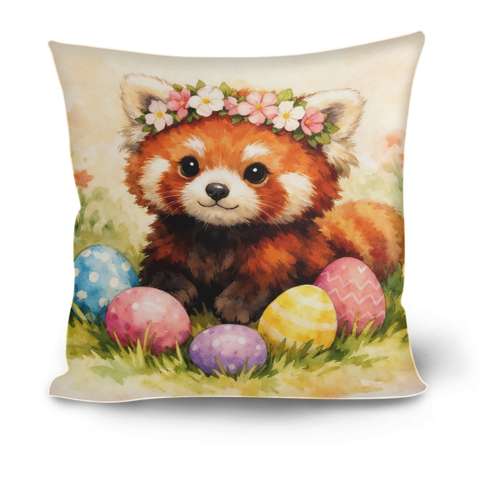 K Pattern K Easter Themed Decorative Pillowcase Suitable For Hand ...