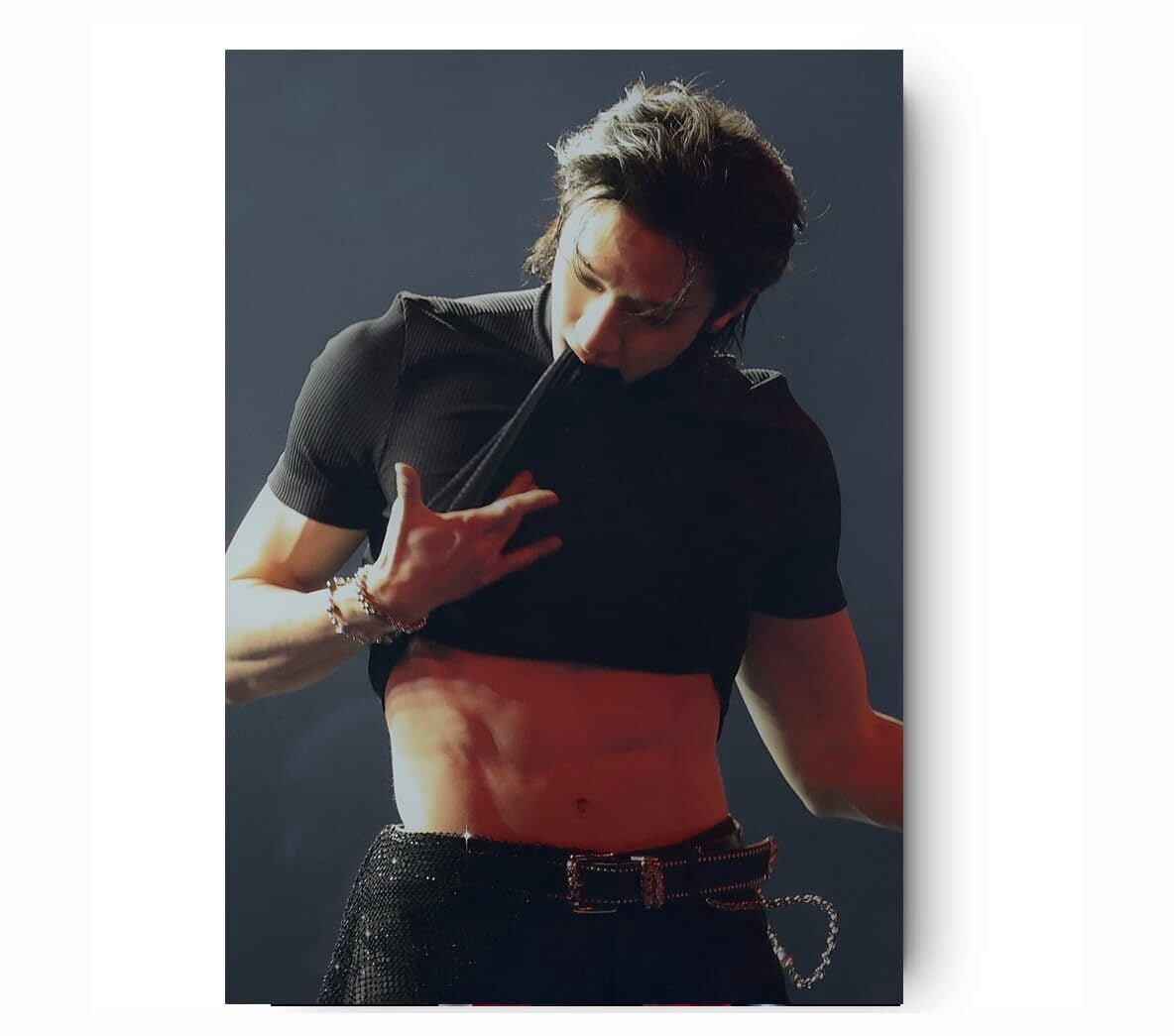 K-Pop Artist Poster Skz Bangchan Abs 2025 Tour Poster Straykids ...