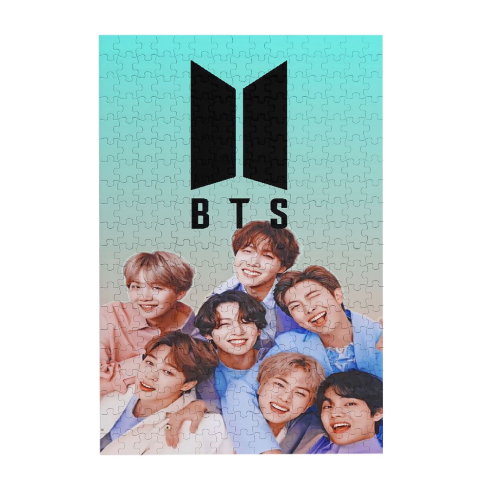 K-Pop BTS Wooden Jigsaw Puzzle - 300 Piece Jungkook Suga V RM Jigsaw ...