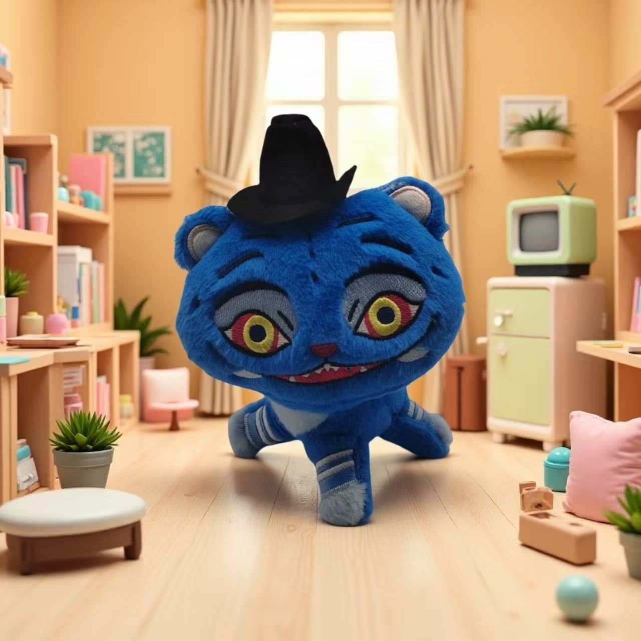 K-P Demon Character Plush Doll | Soft & Cuddly Collectible Stuffed Toy ...