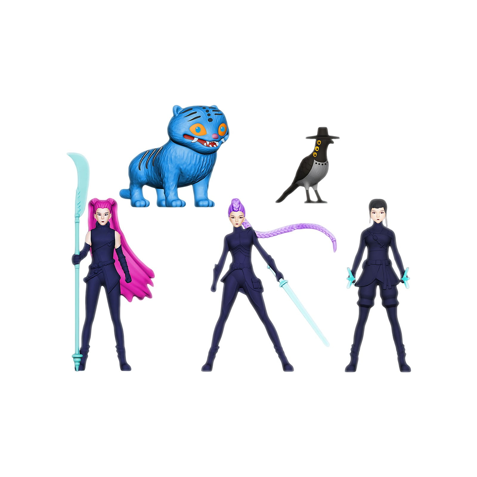 K-Pop Demon Hunters Figurine,5PC Kpop Demon Hunters Figures Toy,Fun ...