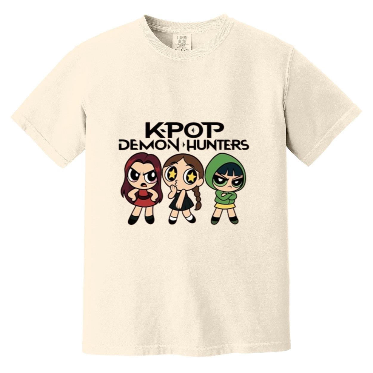 K-Pop Demon Hunters Huntrix Powerpuff Style Parody Fan Art Comfort ...