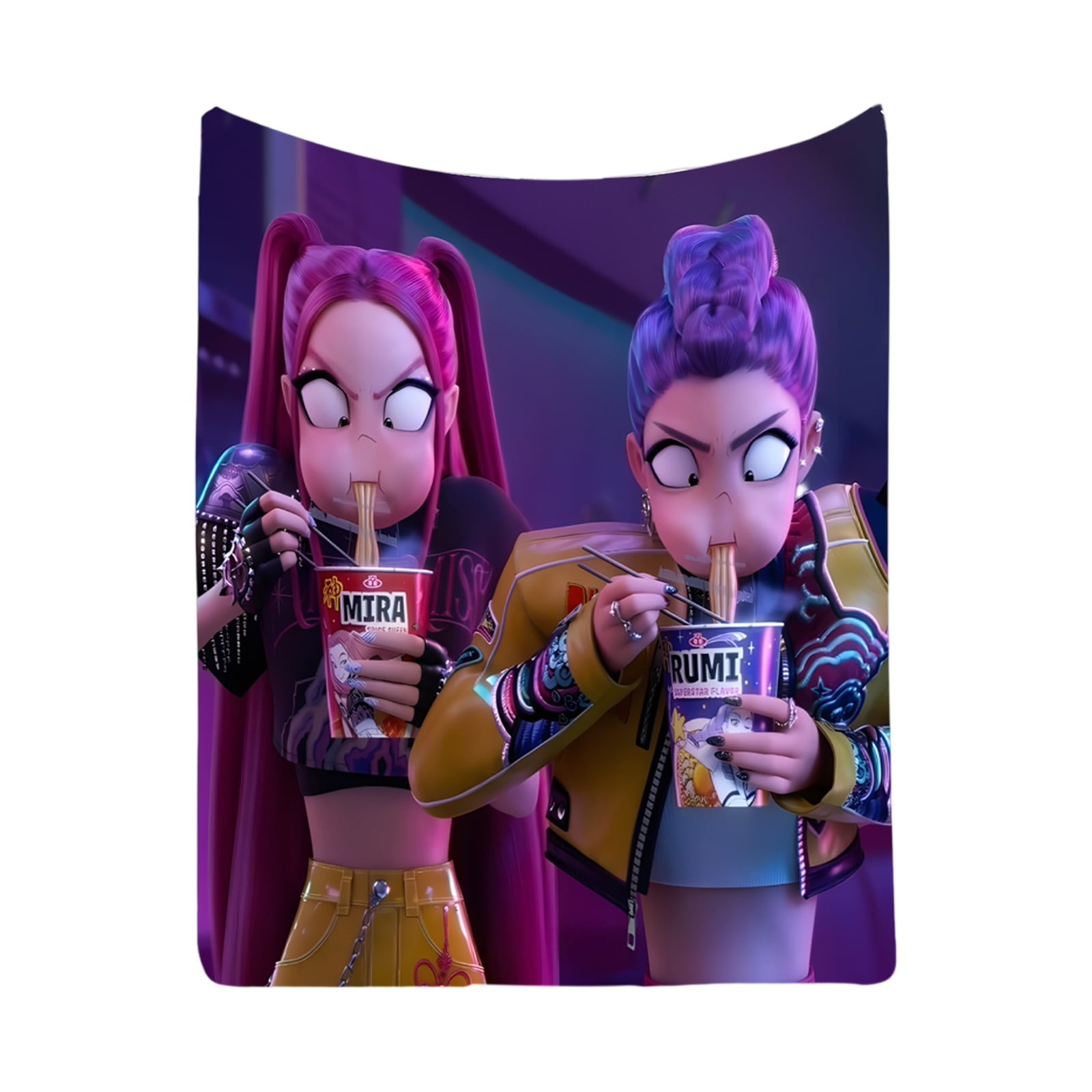 K-Pop Demon Hunters Netflix Series Blanket - Soft Flannel Sofa & Bed ...