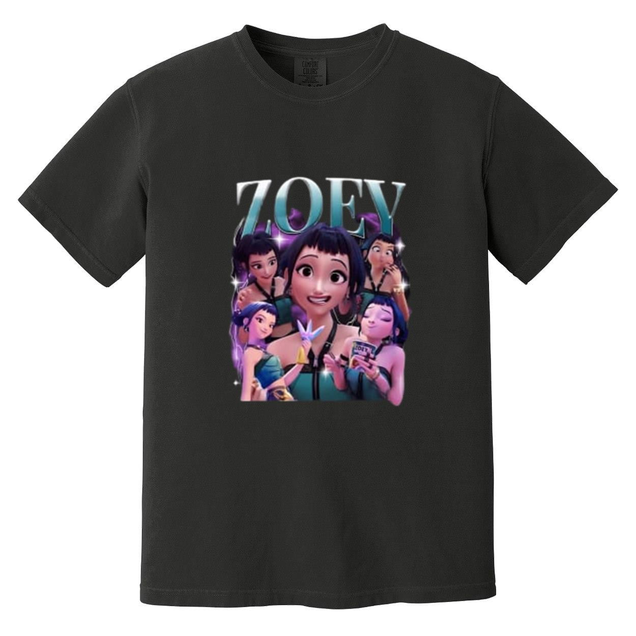 K-Pop Demon Hunters Zoey Huntrix Fan Merch Music Girl Comfort Color T ...