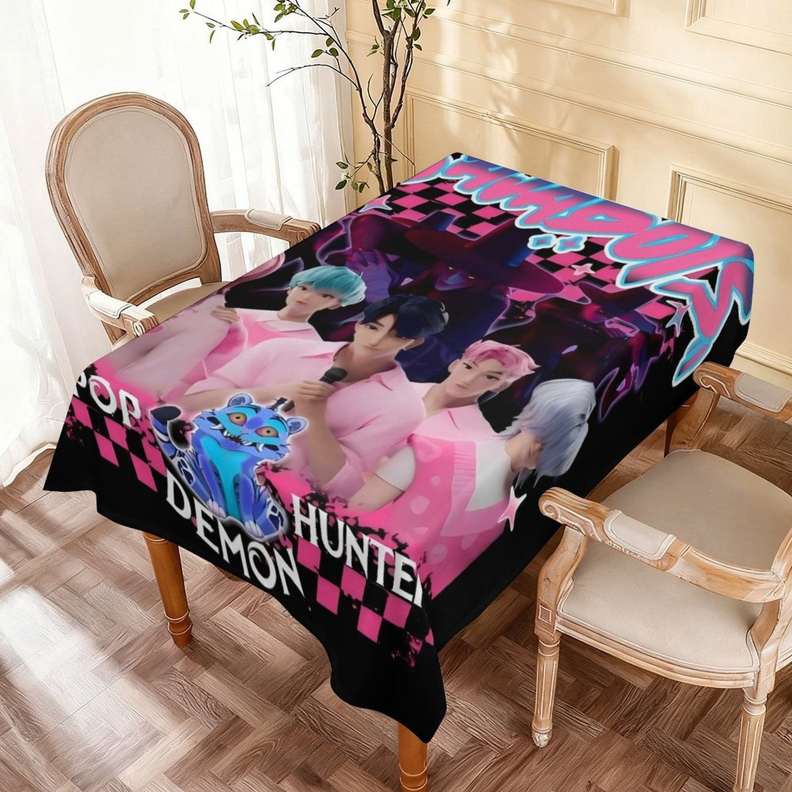 K-Pop Devil Hunter 1 Anime-themed Oxford Cloth Tablecloth for Birthday ...