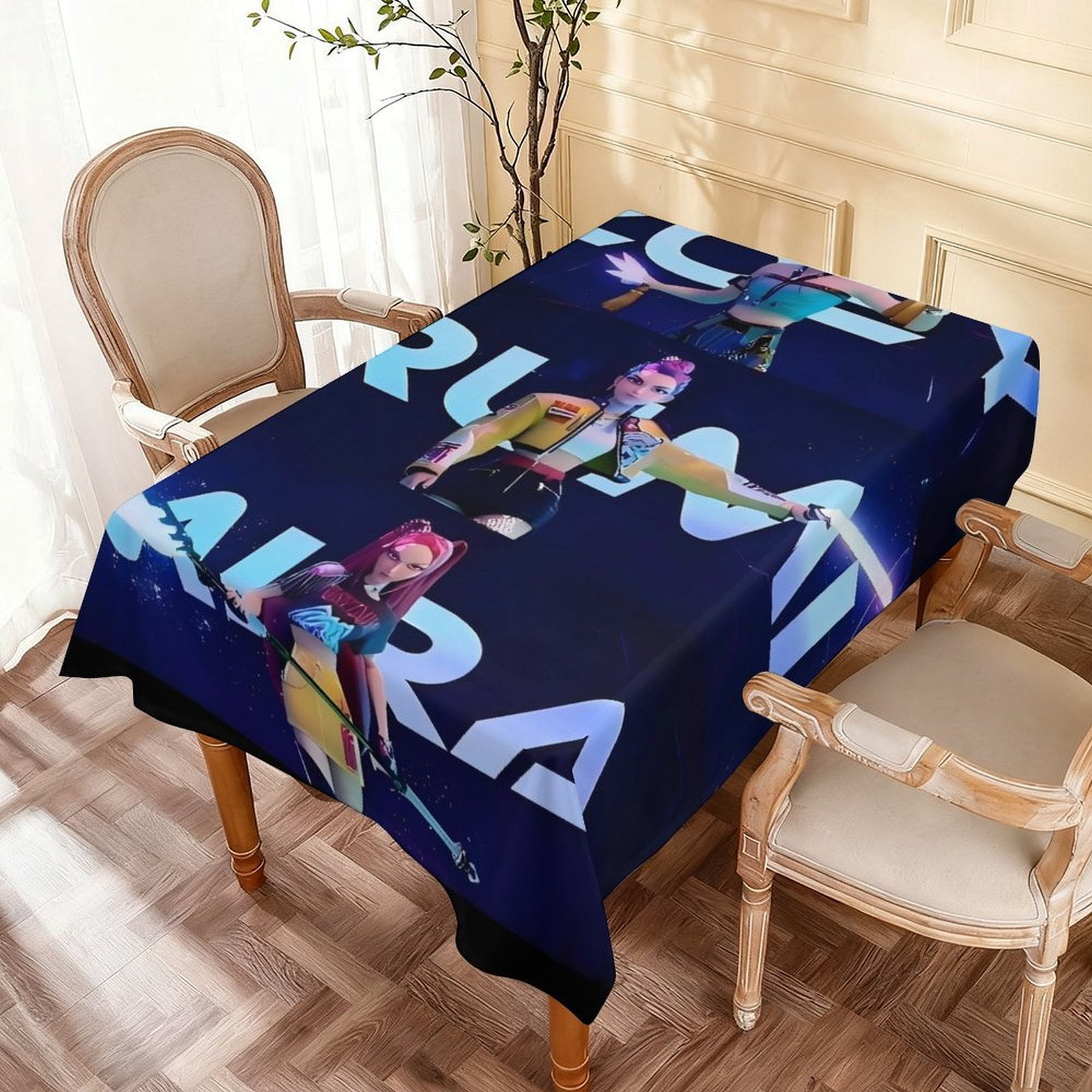 K-Pop Devil Hunter 1 Anime-themed Oxford Cloth Tablecloth for Birthday ...