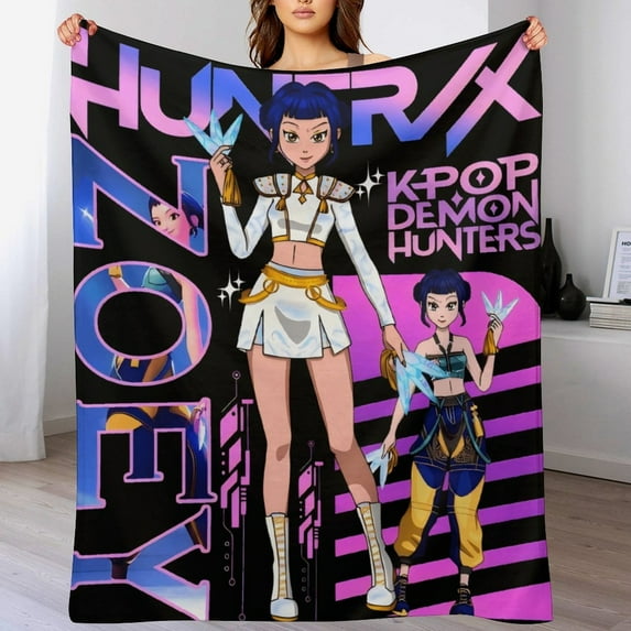 K-Pop Devil Hunter comfortable warm and soft Christmas blanket perfect ...