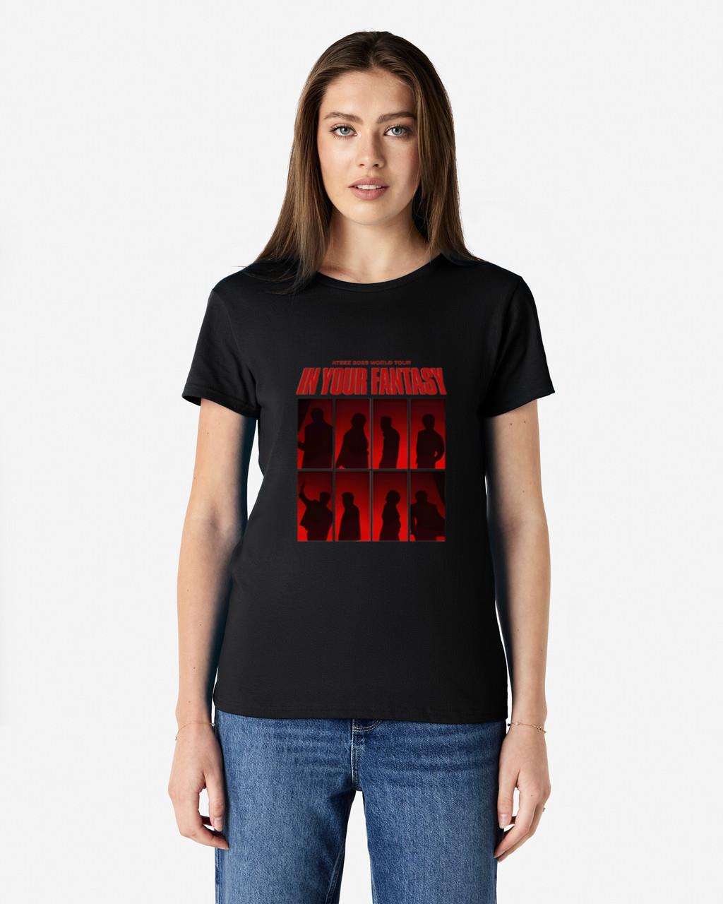 K-Pop Fantasy Graphic With Bold Tour Art For Global Music Fans T-Shirt ...