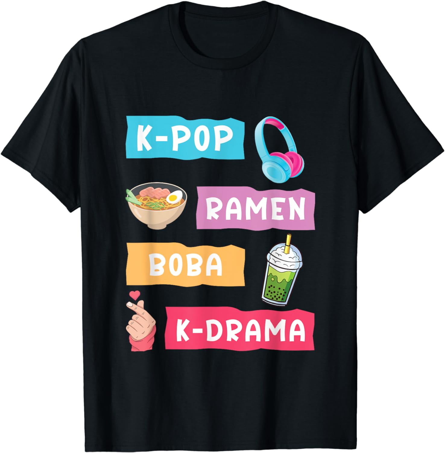 K-Pop Fashion for Fans of korean K-Drama & K-Pop Merchandise Cotton T ...