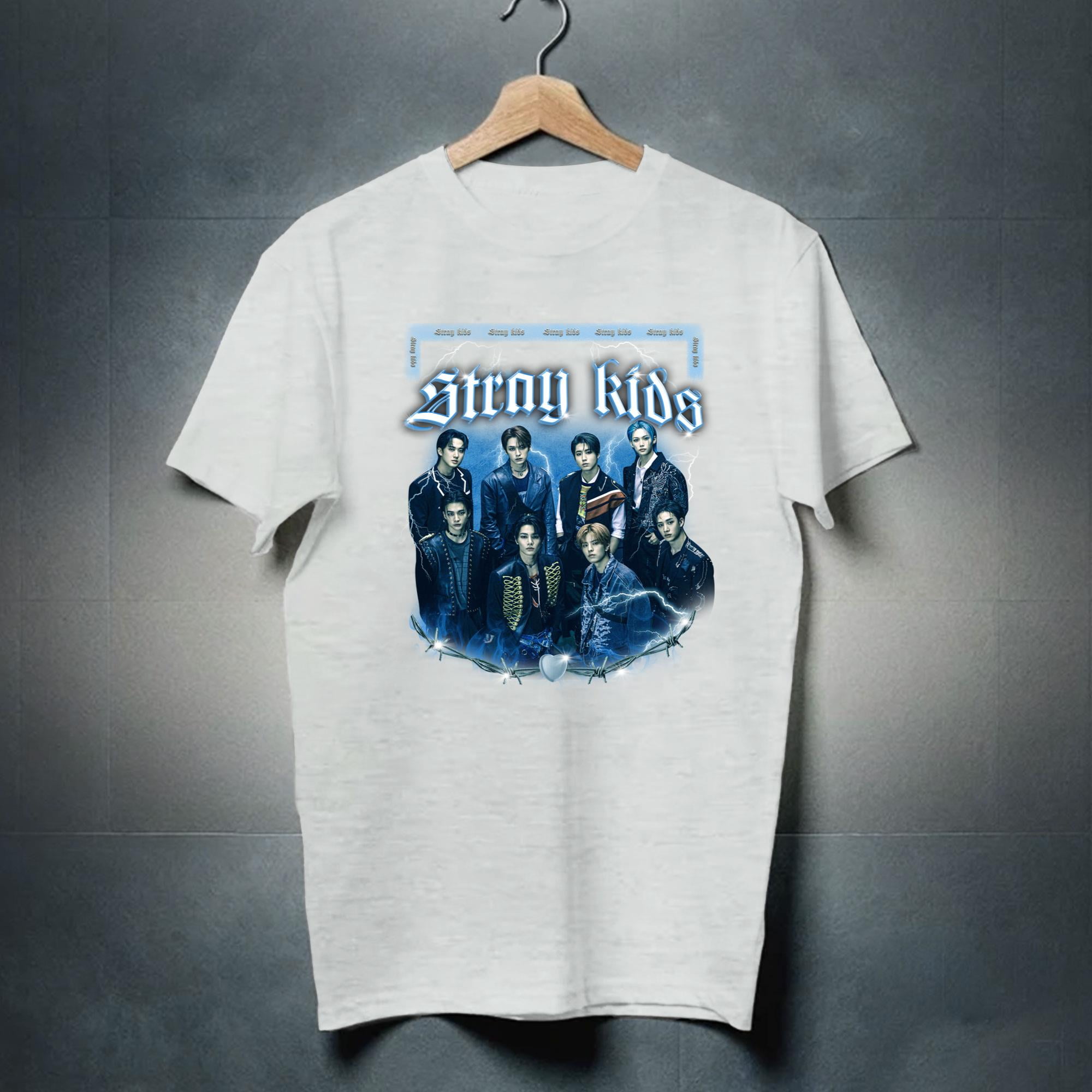 K-Pop Rockstar Album-Inspired Shirt, Boy Band Fan Tribute Tee, Korean ...