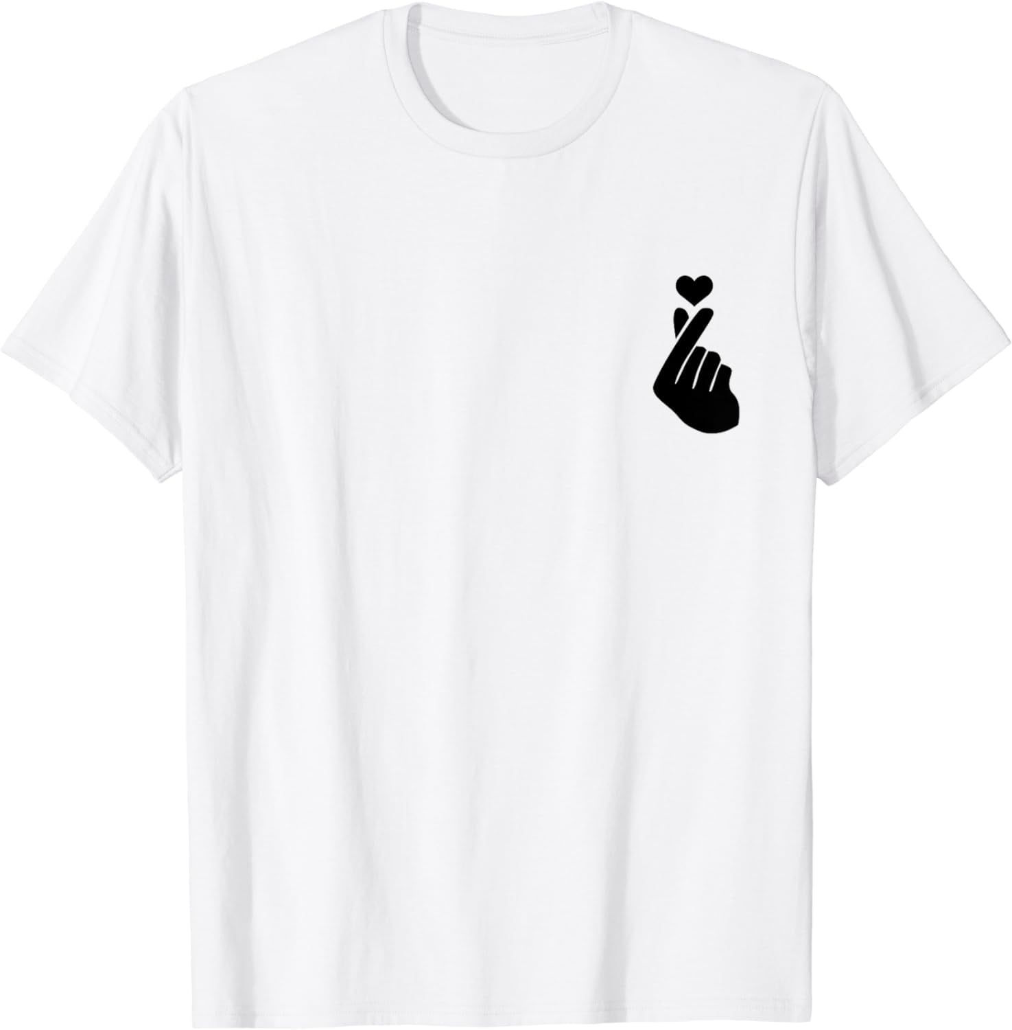 K-Pop Shirt KPop Heart Hand Symbol Korean Music Gift - Walmart.com
