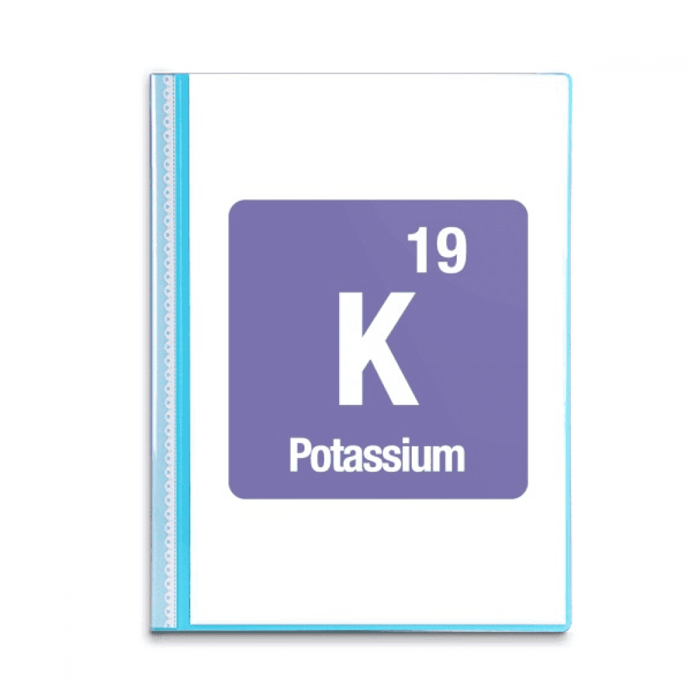 K Potassium Checal Element chem Book Sheet Protectors Portfolio Binder ...