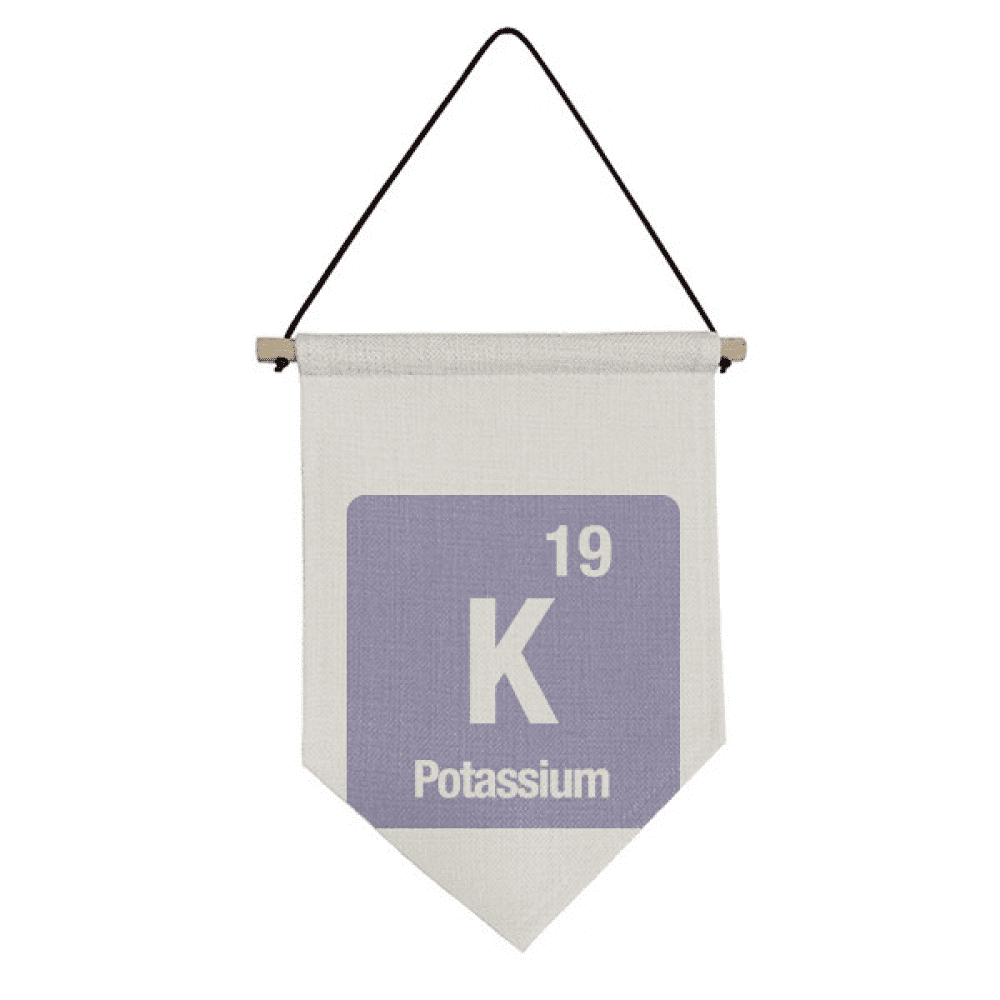 K Potassium Checal Element chem Canvas Flag Hanging Wall Art Decor ...
