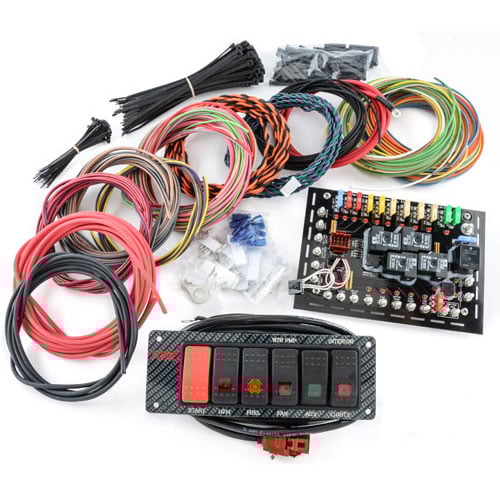 K&R SD-SPD-CI Dash-Mount Switch Panel/Wire Kit - Walmart.com