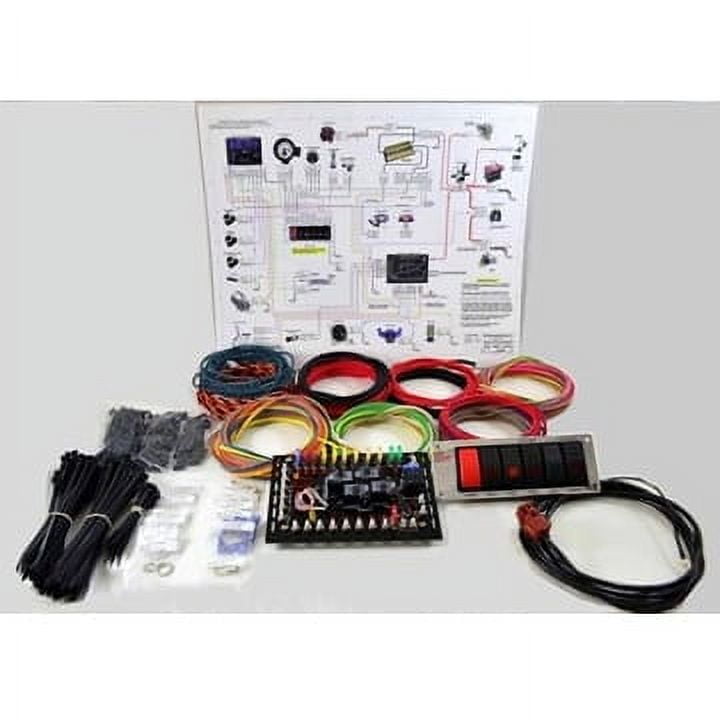 K&R SD-SPD-GM Super Duty Complete Wiring Kit 8 ft. Harness Gunmetal ...