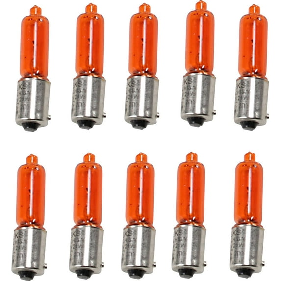K&S 12V Amber Halogen Marker Bulb 10 Pack (25-7507AP) - Walmart.com