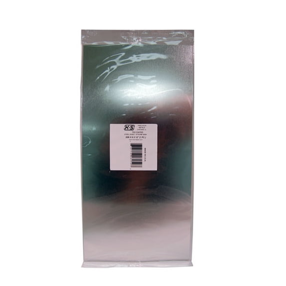 K&S Sheet 6"W X 12" L 0.008 " T Tin Shrinkwrapped - Walmart.com