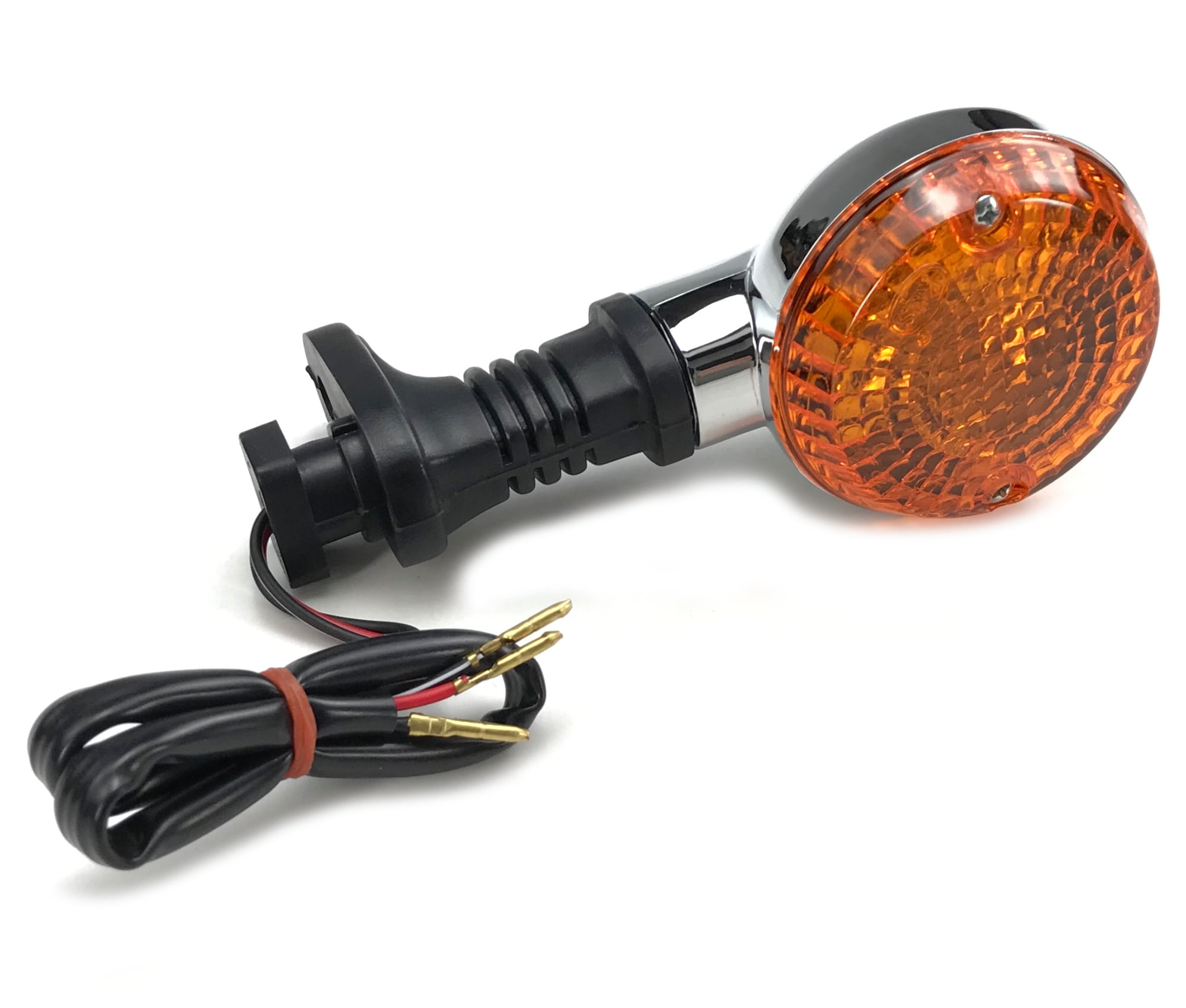 K&S DOT Compliant Chrome Turn Signal w/Amber Lens (25-2025) - Walmart ...