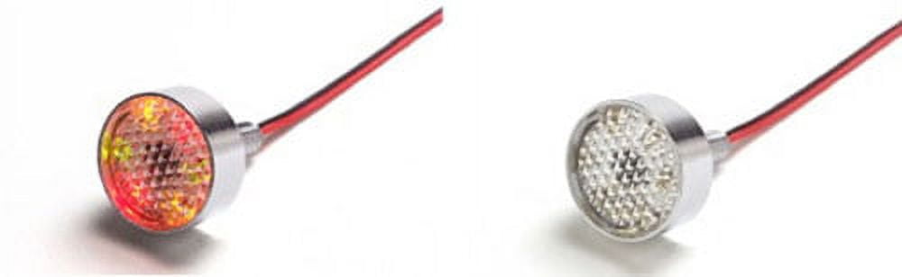 K&S 25-9120 Led License Plate Bolt Marker Lights, 3-Lights Revolving ...