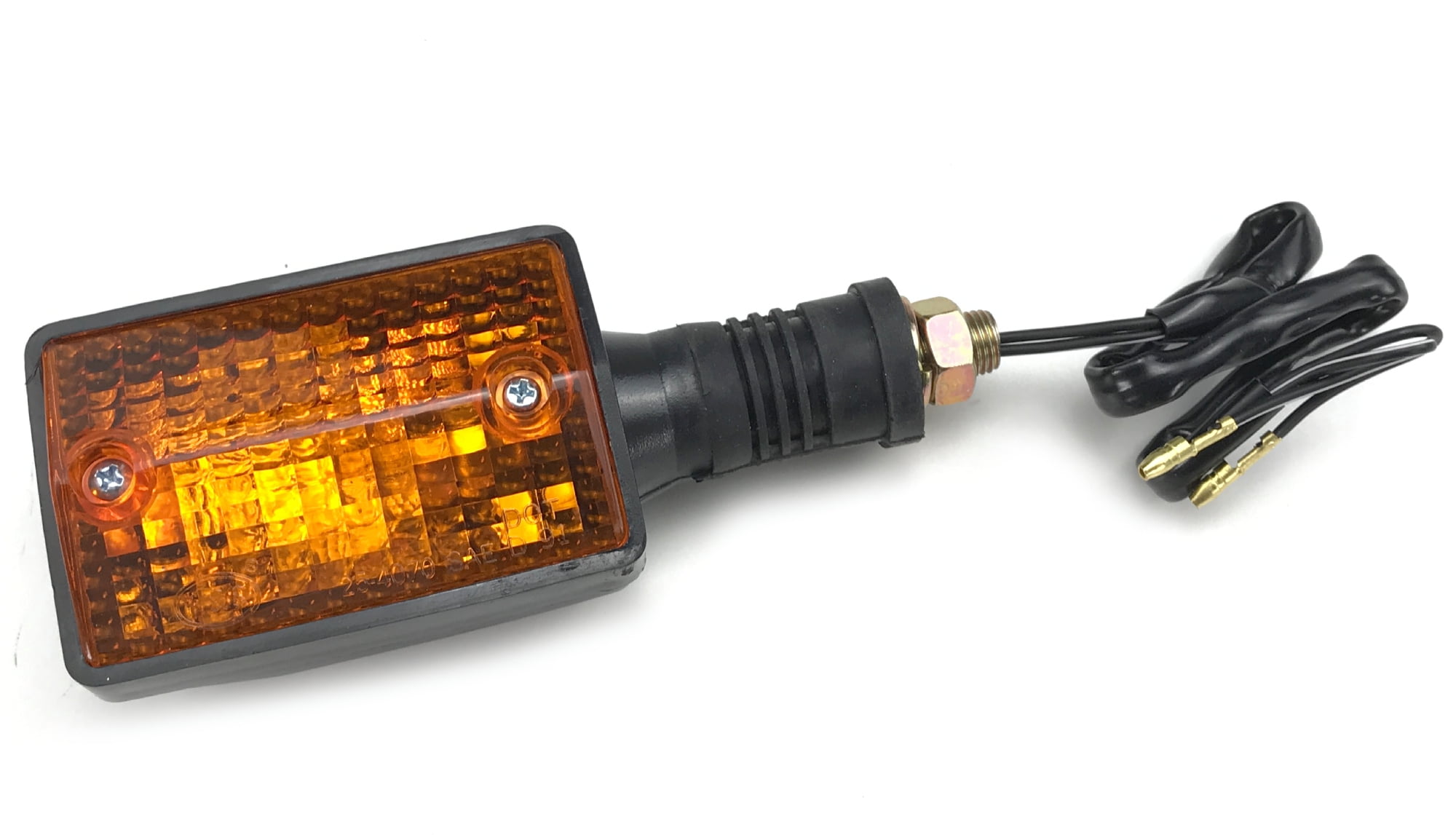 K&S DOT Compliant Black Turn Signal w/Amber Lens (25-4075) - Walmart.com