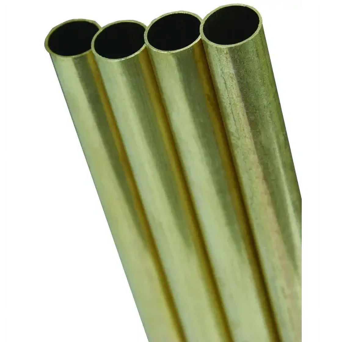K&S Engineering 8131 1/4 OD Round Brass Tube, Each - Walmart.com