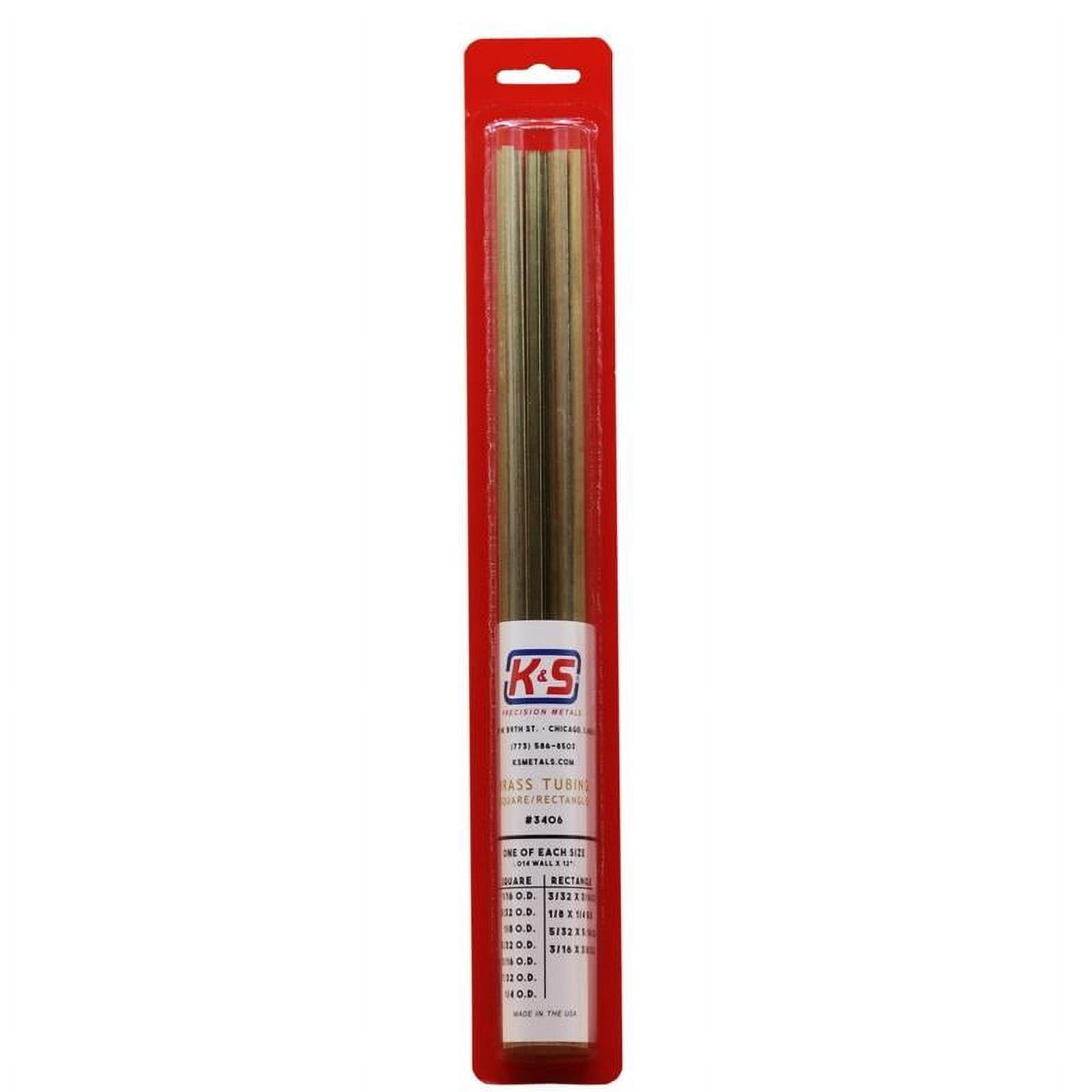 BRASS TUBE RECT/SQU 11PK (Pack of 1) - Walmart.com