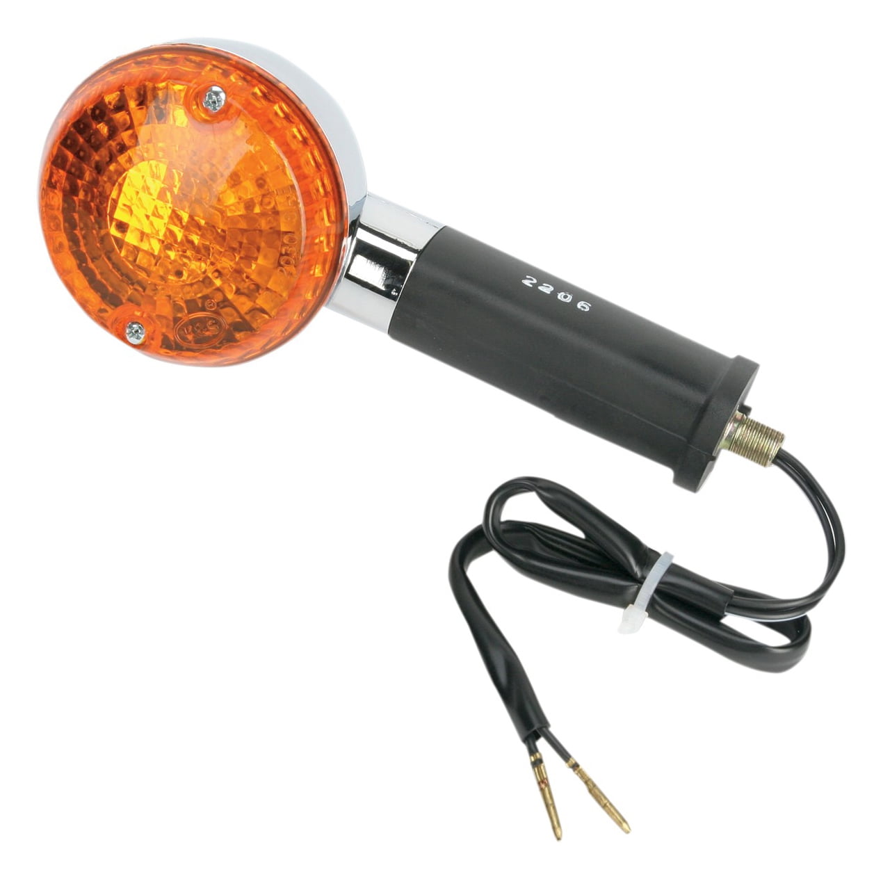 K&S DOT Compliant Turn Signal w/Amber Lens (25-2206) - Walmart.com