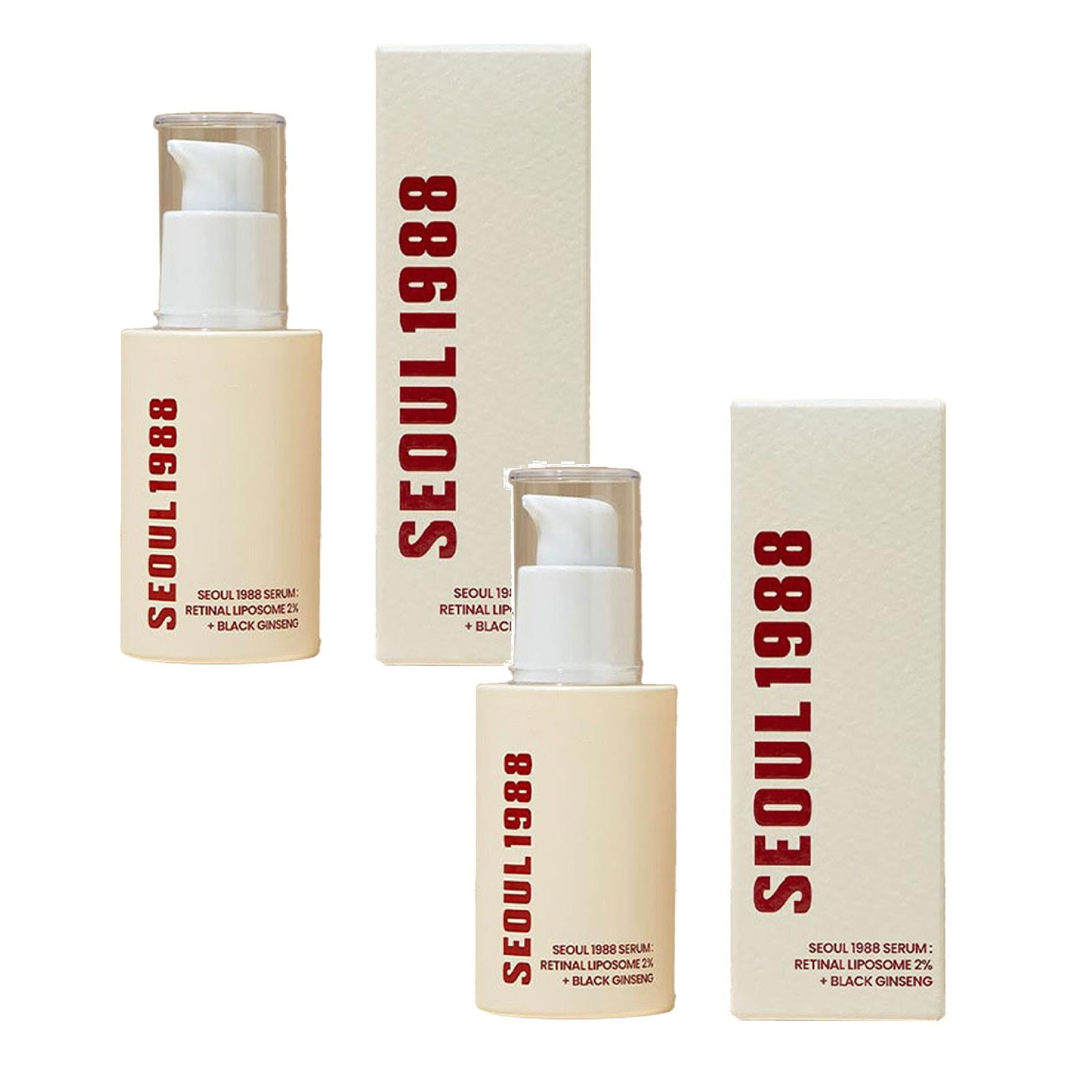 K-Secret Seoul 1988 Serum - Retinal Liposome 2% + Black Ginseng Retinol Serum for Face Anti ...