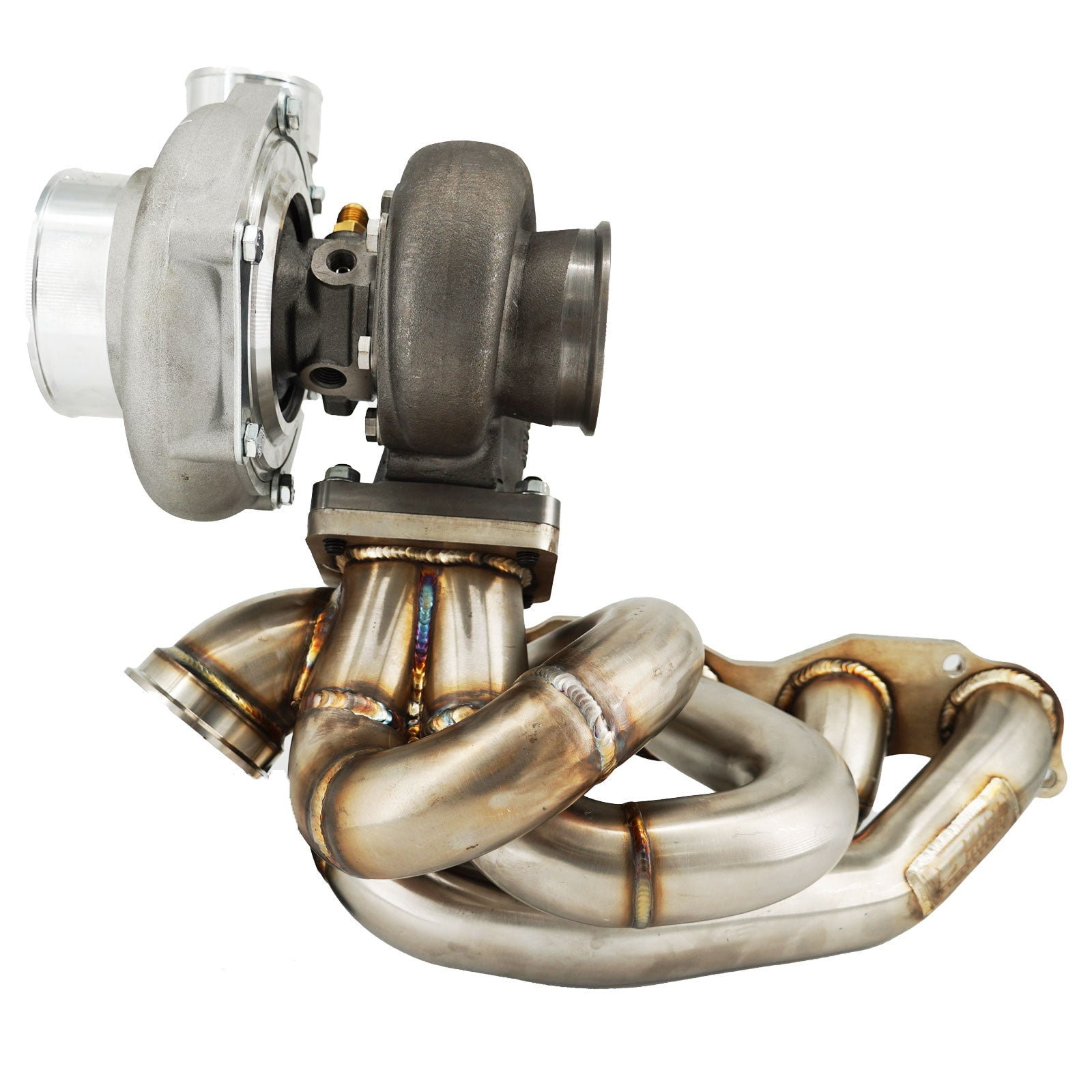 K Series Top Mount Manifold K20 K24 T4 .82 Billet Turbo K Swap Kit EG ...