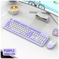 K-Snake WK200 Wireless Keyboard Mouse Set Cute Punk Keycap USB Wireless ...