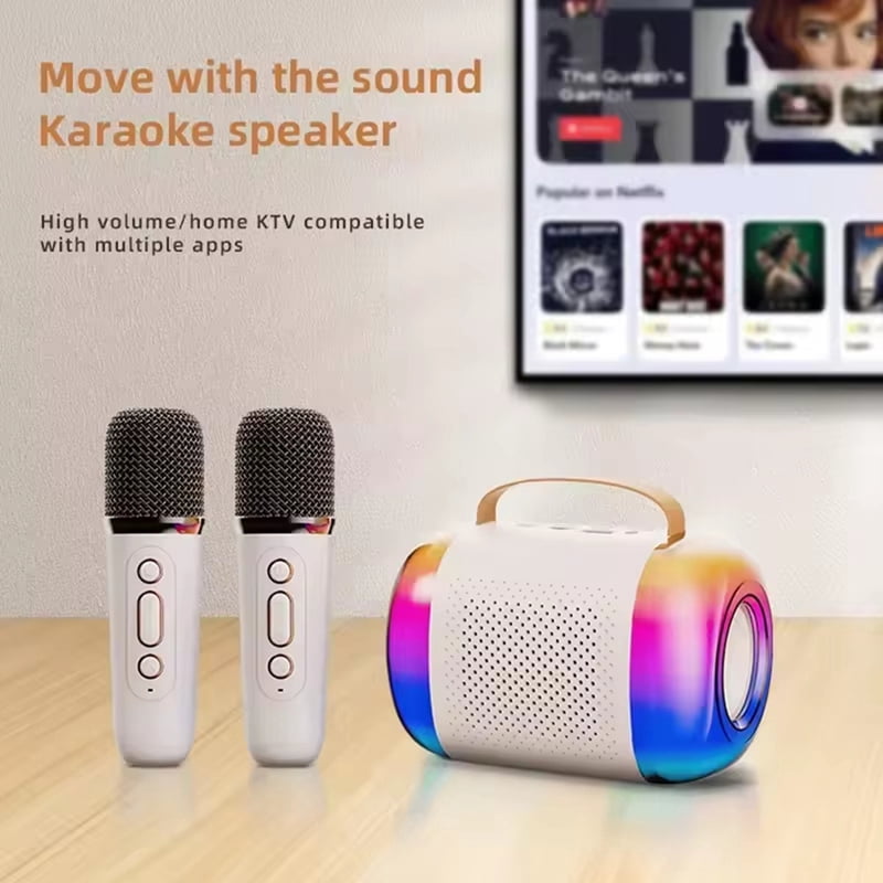 K Song Bluetooth Speaker Microphone Audio Microphone Karaoke Children'S ...