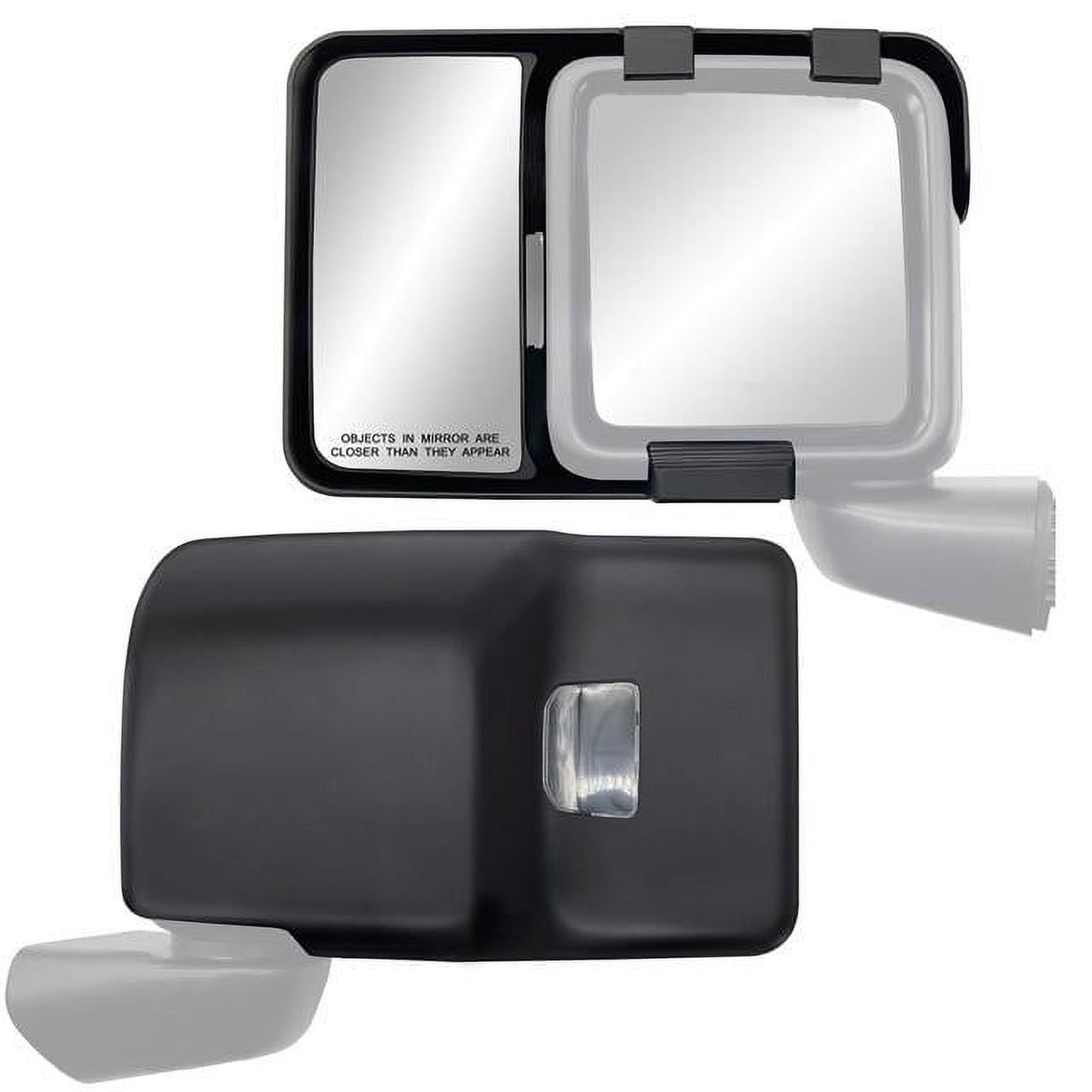 K-Source Snap & Zap Custom Fit Towing Mirror Pair with Side Clip ...