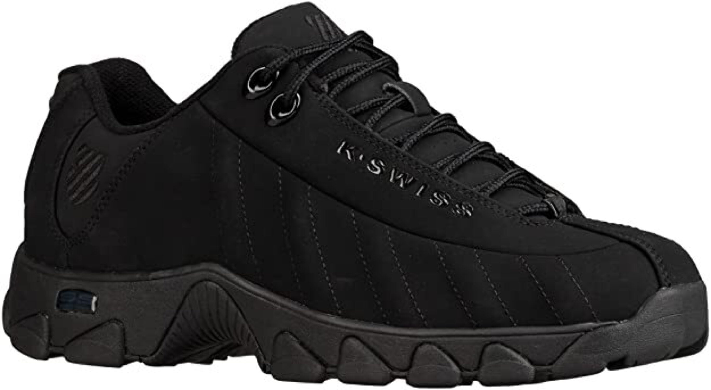 K-Swiss ST329 Black Black Suede 03426098 Men's Shoes - Walmart.com