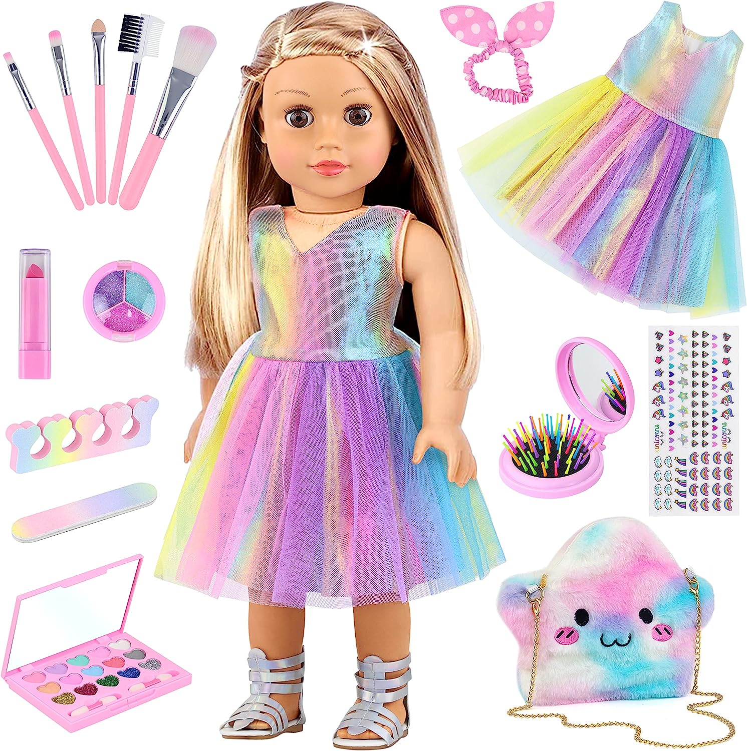 Our Generation 18inch Posable School Doll with Storybook, Accessories ...