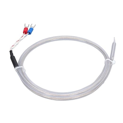 K Thermocouple, PTFE Thermocouple 1 Meter K Temperature Transducer ...