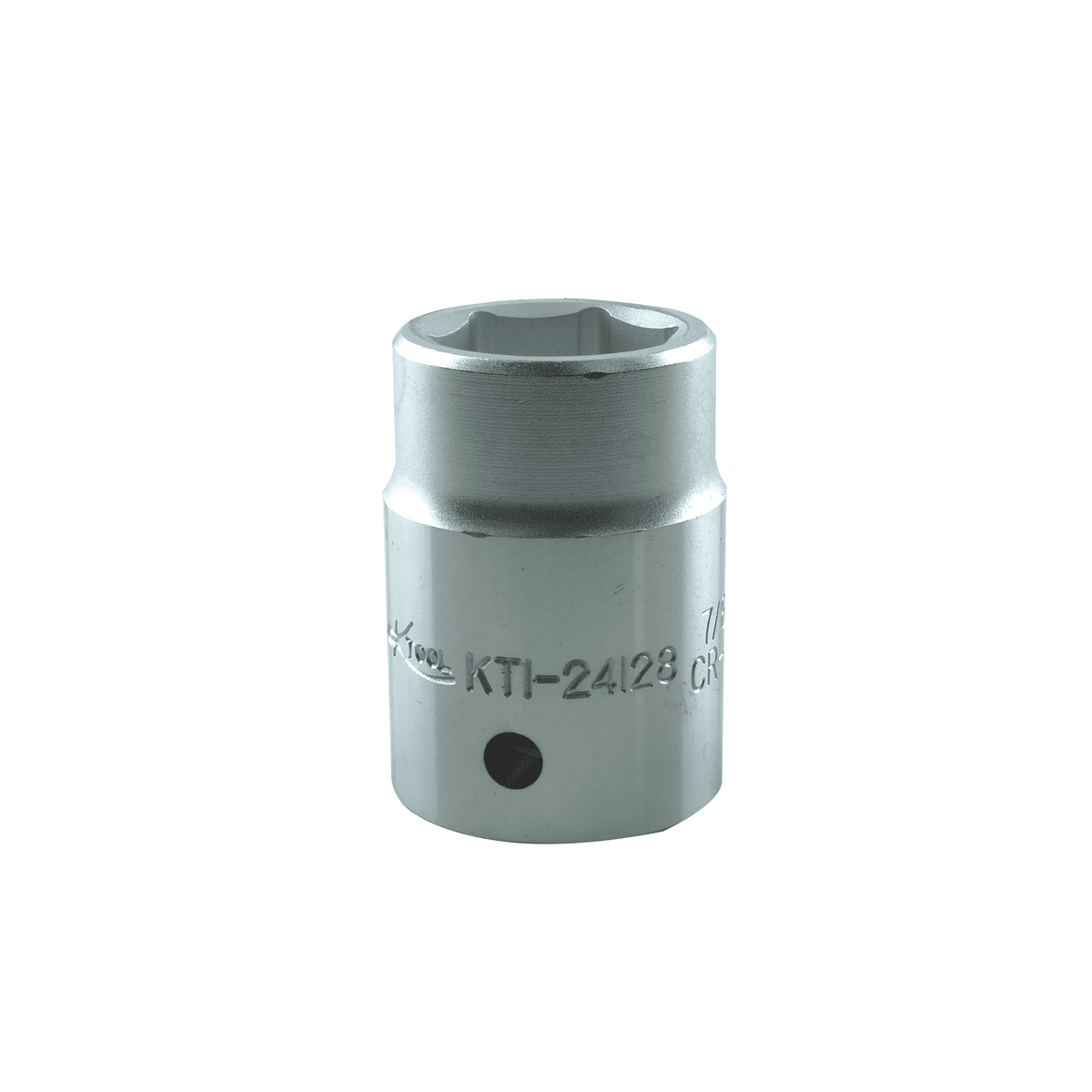 K-Tool 24128 7/8 x 3/4" Drive 6pt Fractional SAE Chrome Standard Socket ...