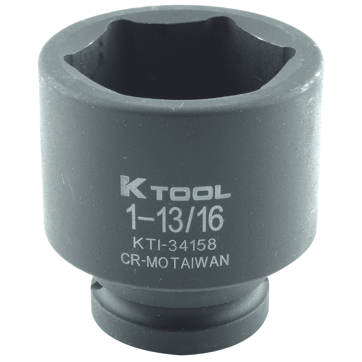 K-Tool 34158 1-13/16 x 3/4" Drive 12pt Fractional SAE Short Impact ...