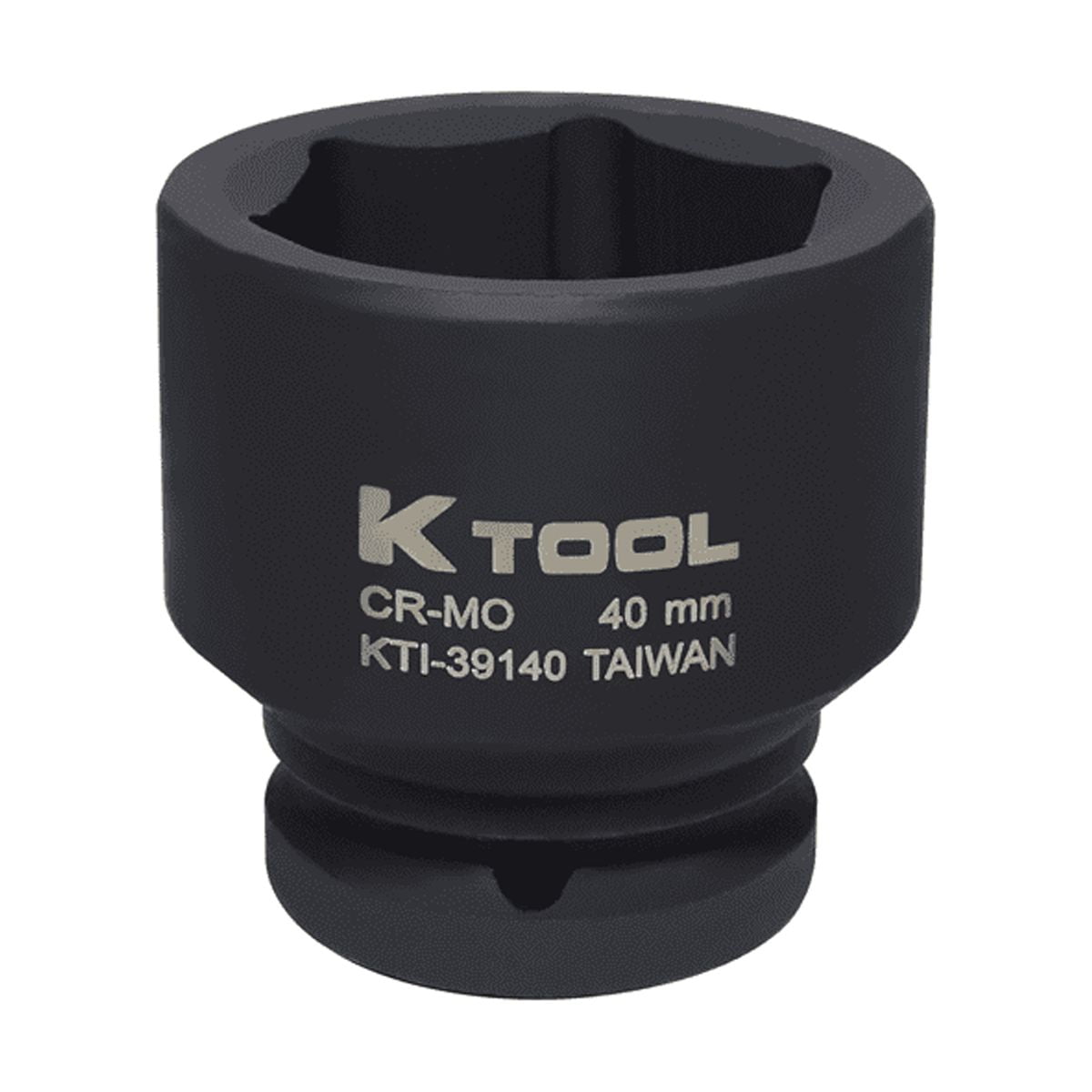K-Tool 39140 40mm x 3/4" Drive 6pt Metric Standard Impact Socket ...