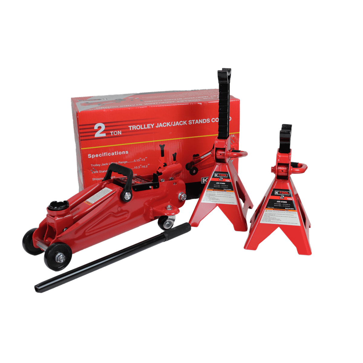 K Tool 63097A 2 Ton Trolley Floor Jack, Steel, Swivel Casters - Walmart.com