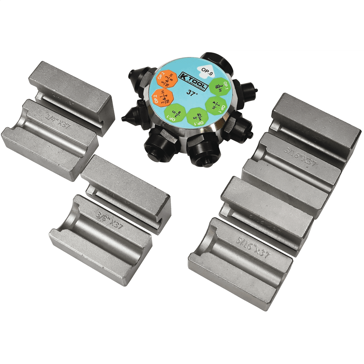 K Tool International 70083 37 Degree Flaring Die Adapter Kit With Dies ...