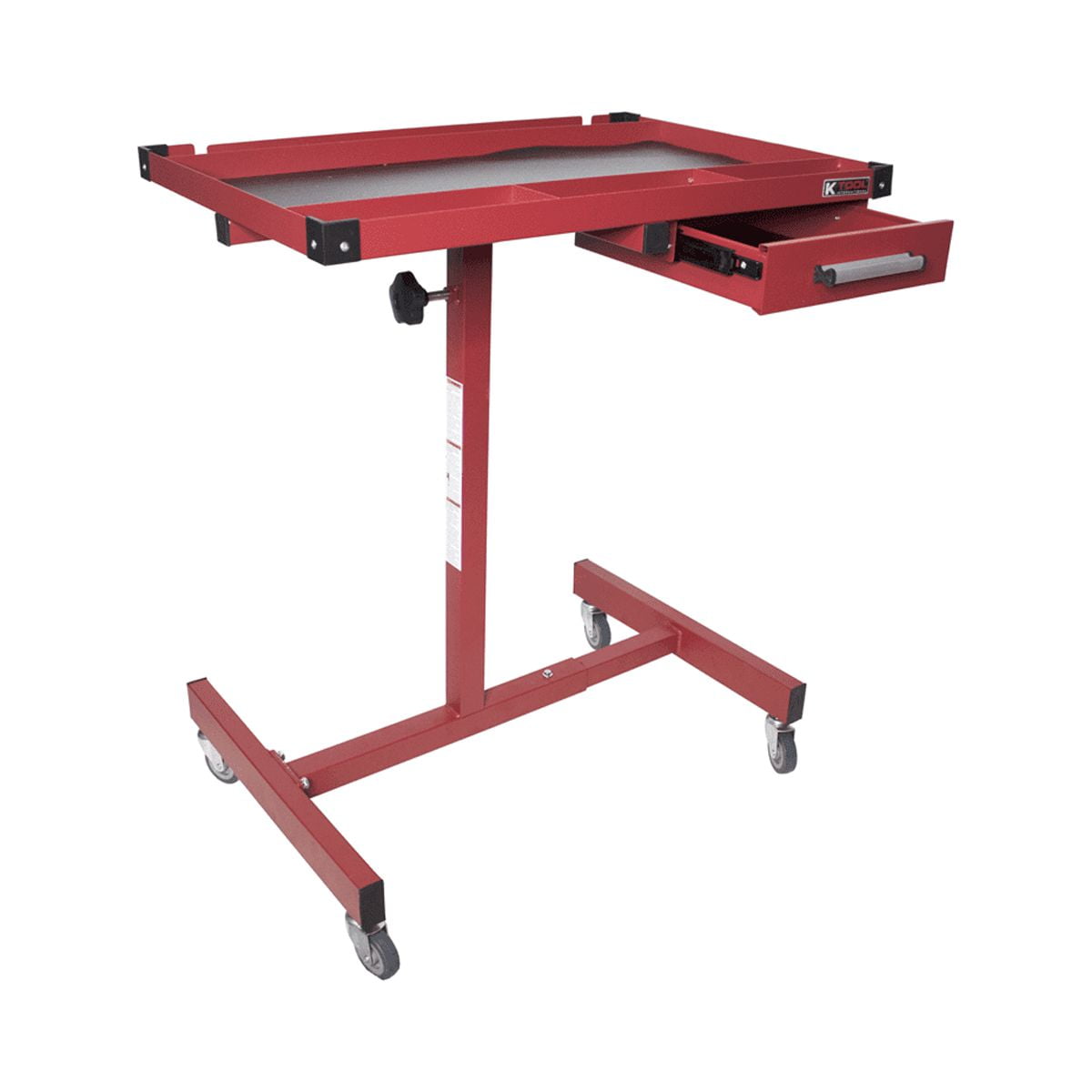Free Shipping! K Tool 75104 30 in. Adjustable Work Table Matte Red ...