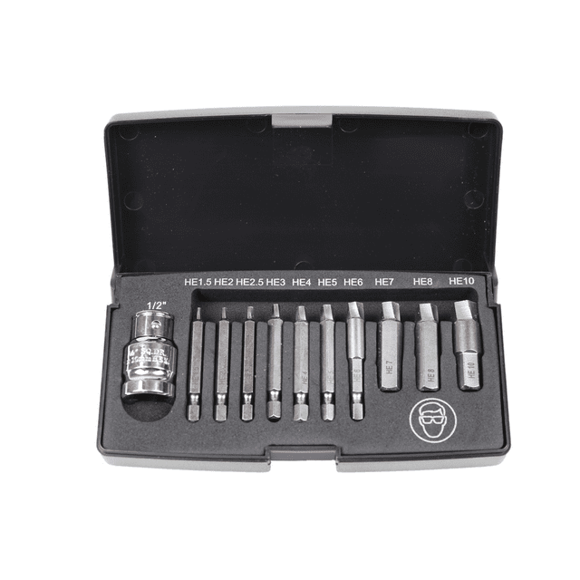 K-Tool BTK42-11HS Damaged Hex Screw Extractor Set 11PCS - Walmart.com