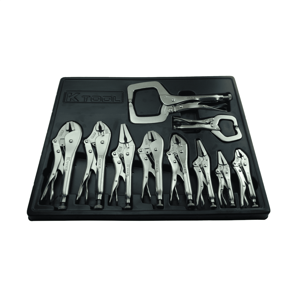 K-Tool DLS-10 Vice Grips Locking Pliers 10pc Set of Automotive Tools ...