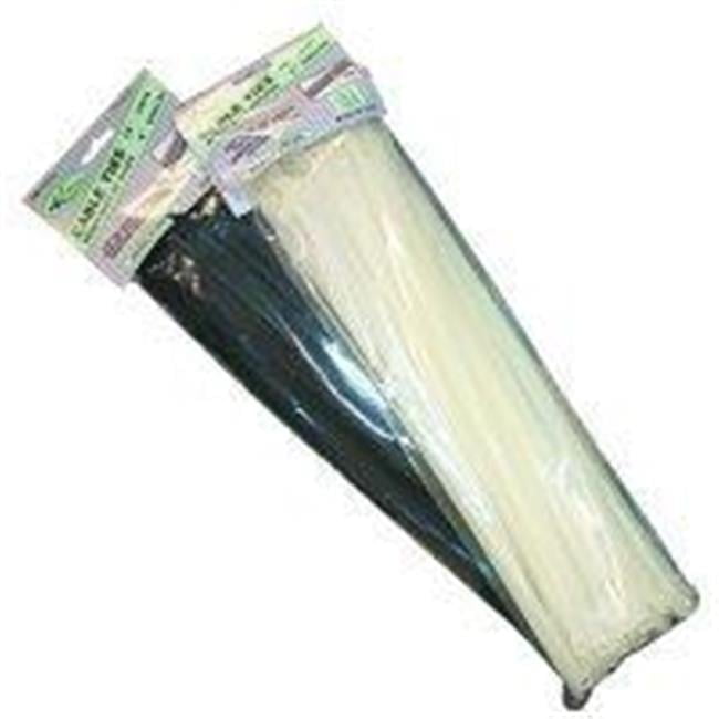 K Tool International 11 Inch Black Wire Tie 100 Pack 50 lb Tensile ...
