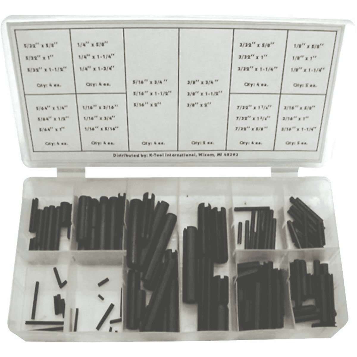 K Tool International 120PC Roll Pin Assortmen - Walmart.com