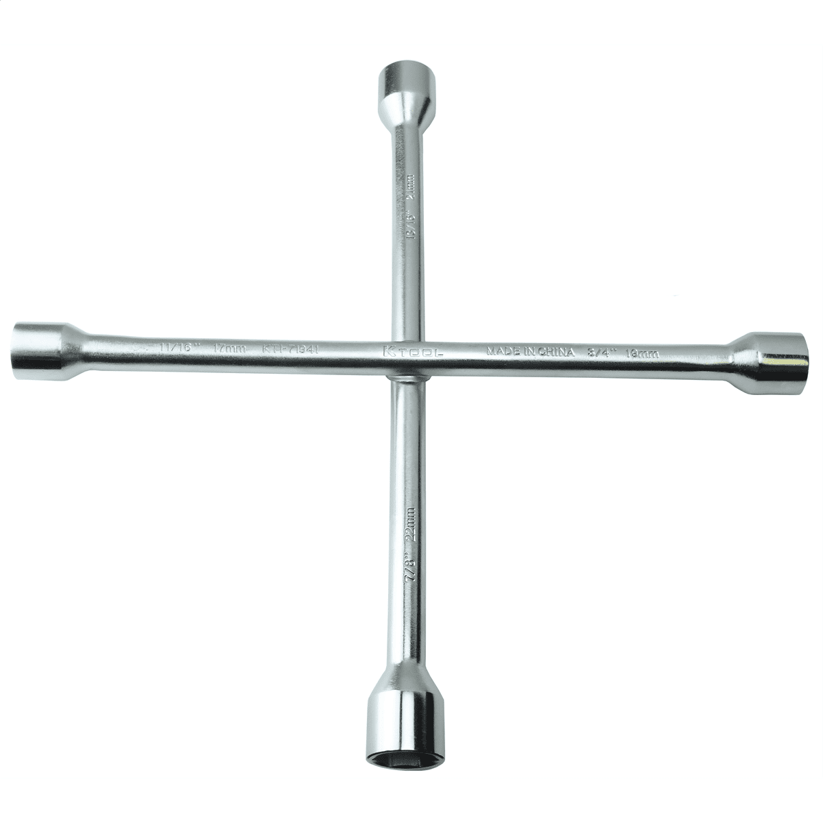 K Tool International, 14 inch 4 Way Cross Lugnut Wrench - Walmart.com
