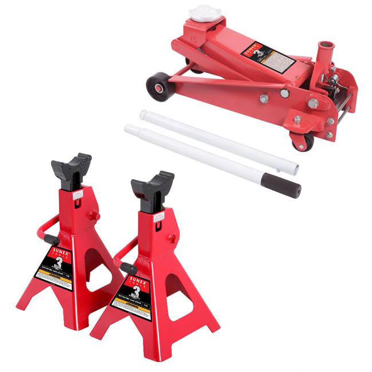 K Tool International 3 Ton Compact Service Jack - Pack of 4 - Walmart.com