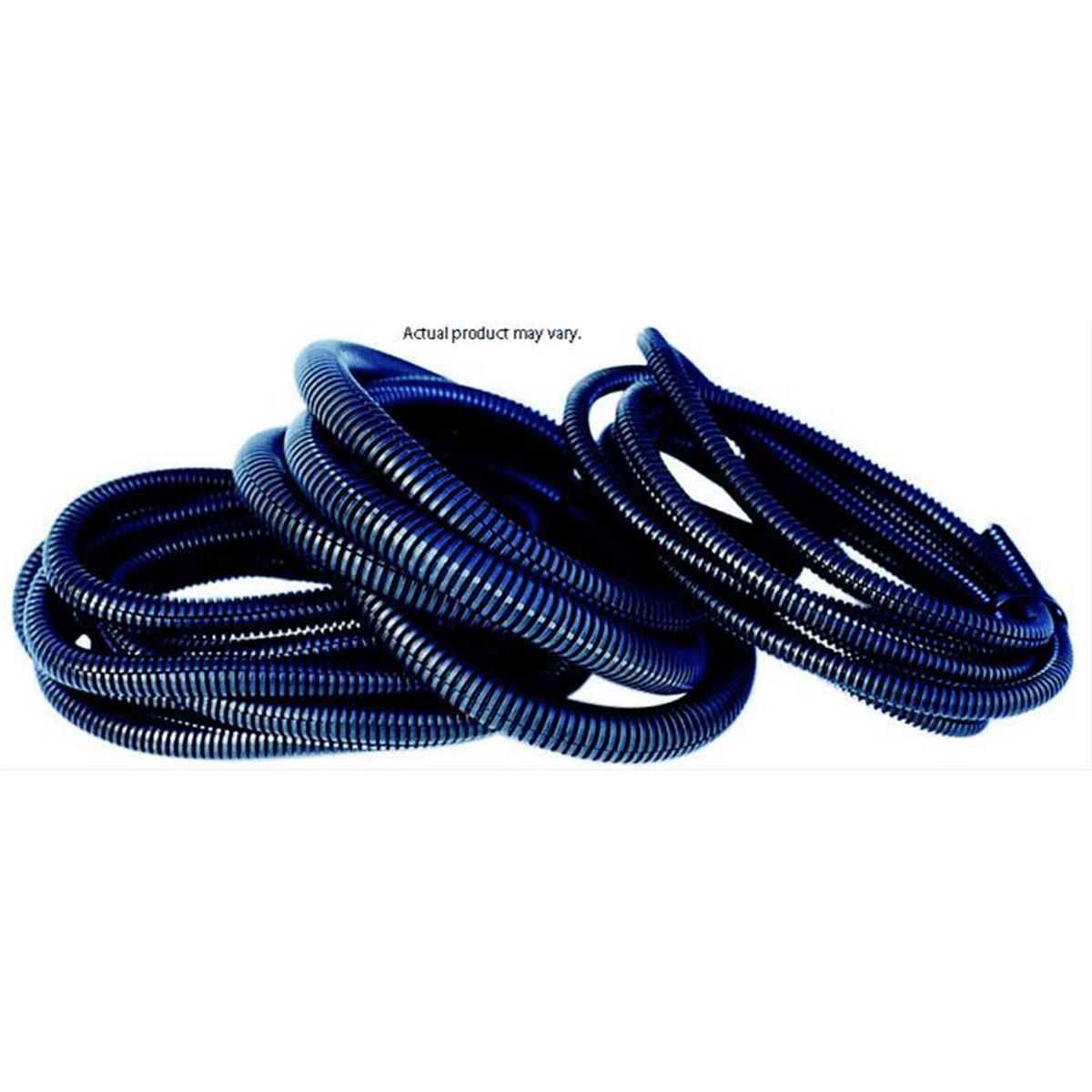 K Tool International 7 ft. Wire Loom 1/2" Tubing, Split, Plastic, Black ...